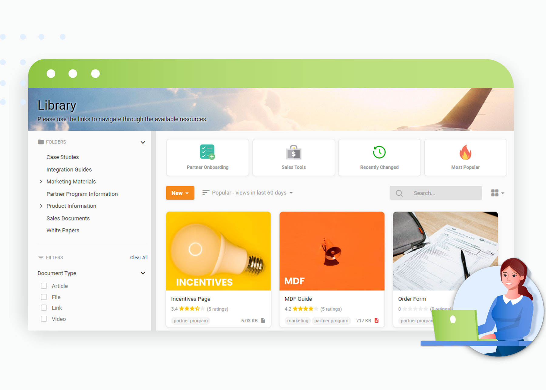 Partner Content Library - Channeltivity